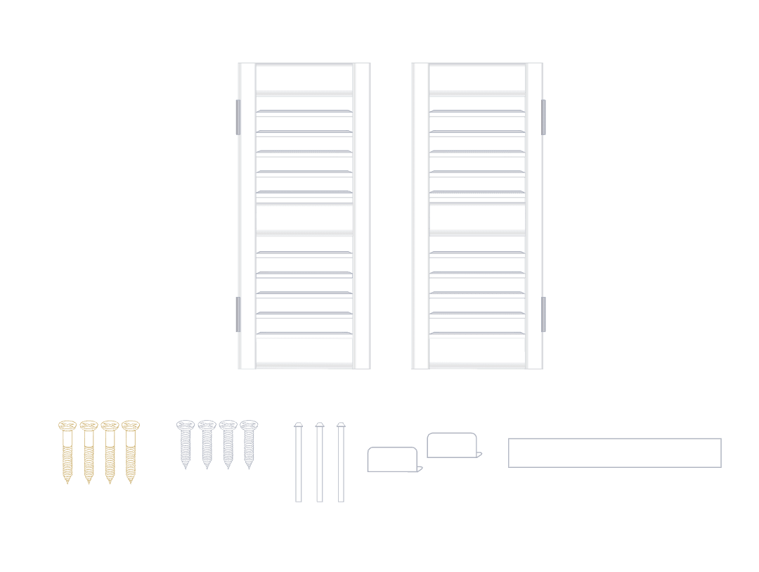 How to install shutters