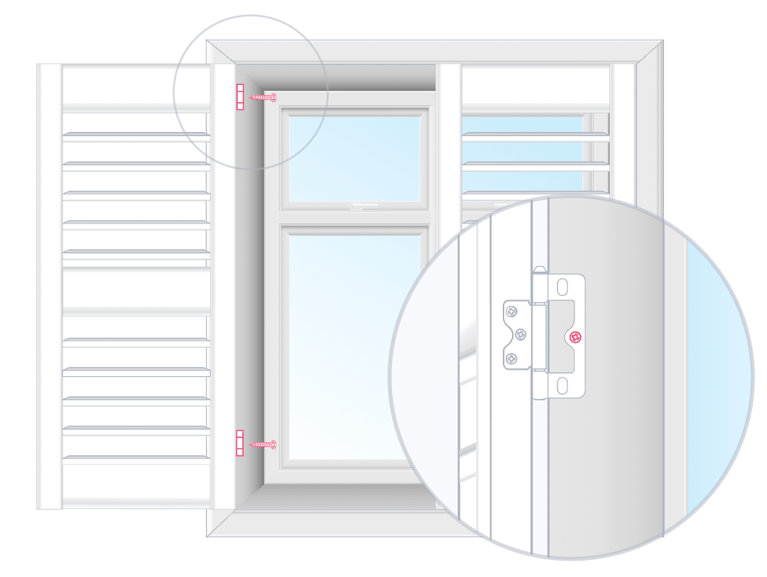 How to install shutters