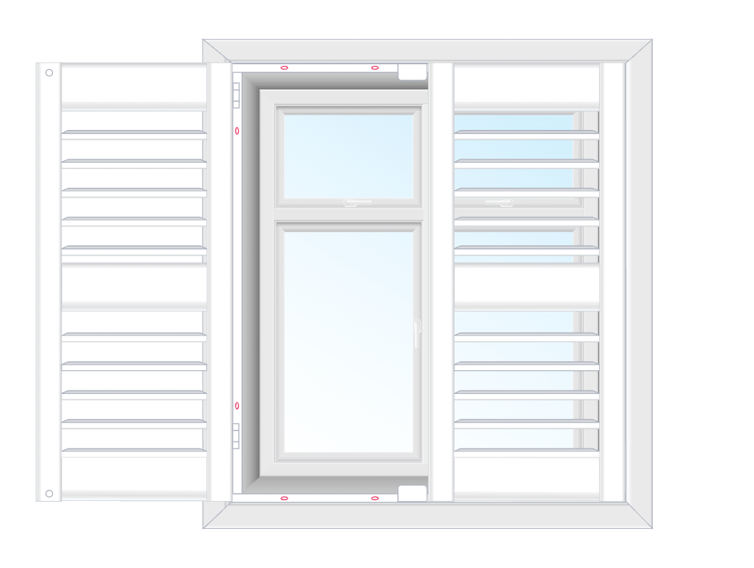 How to install shutters