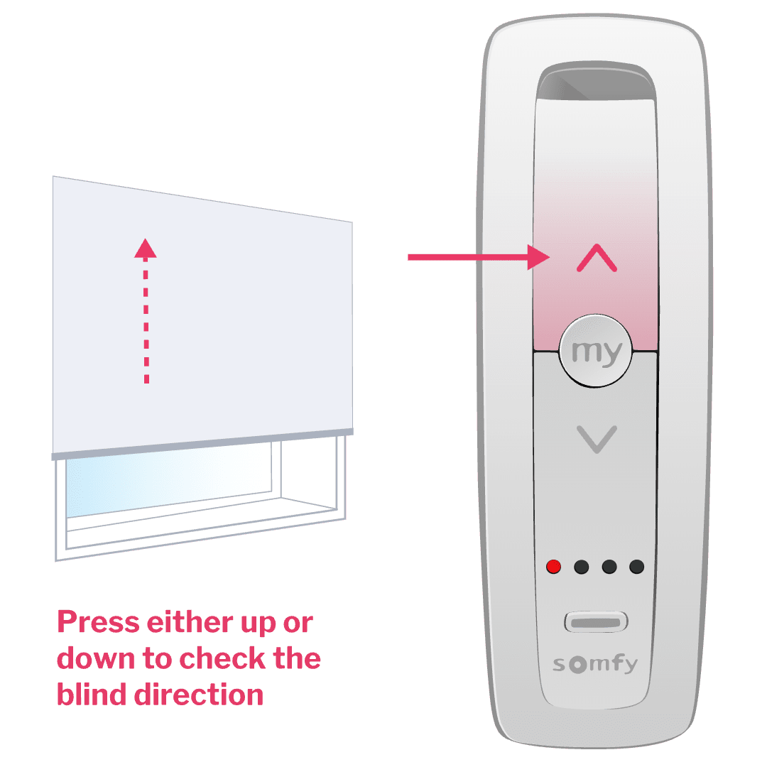 How to set up your Somfy remote for motorised blinds