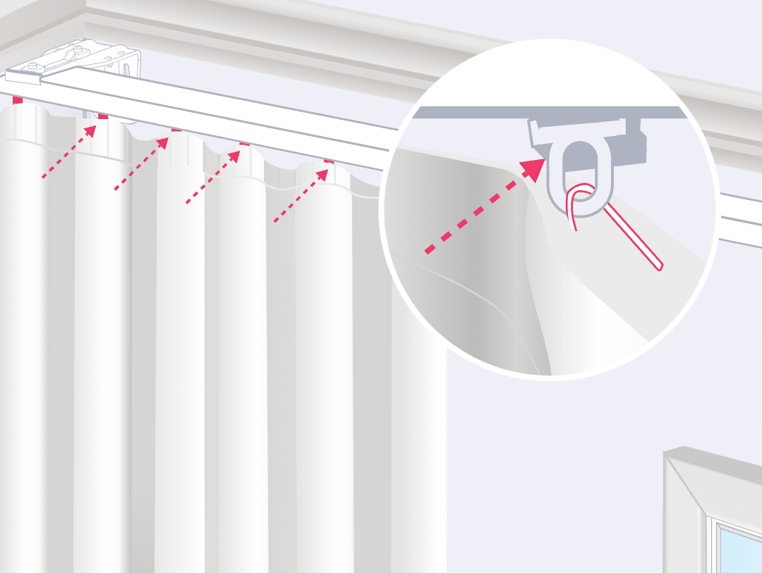How to install curtains