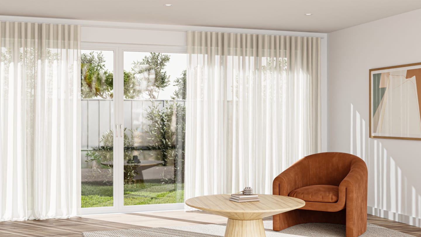 Laconia Air Sheer Curtain in Linen